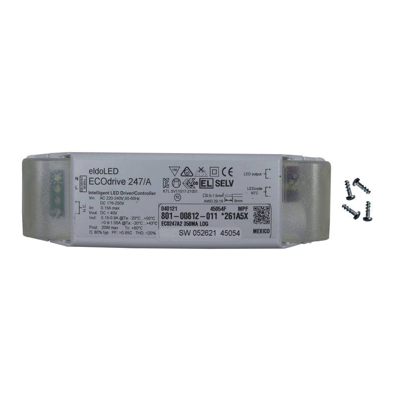 eldoLED ECOdrive 247/A2 - 20w constant current LED driver with configu – The Lamp Company
