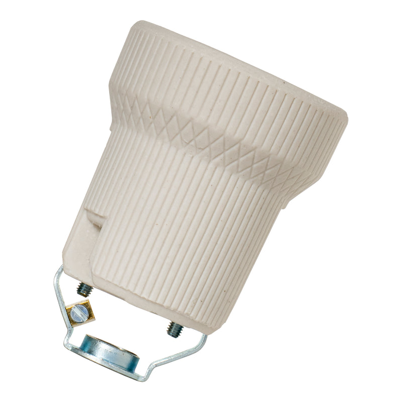 Bailey 143000 Lampholder Porcelain E27 with Bracket M10x1 + Earth (Pac ...