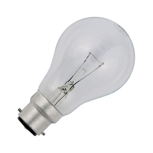 Schiefer Ba22d GLS 60x105mm 12V 25W C-6 1500h Clear 2500K Dimmable - 2 ...