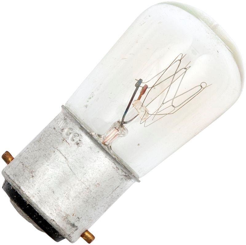 Schiefer Ba22d Oven ST29x58mm 230V 15W 1500h Clear 300° 2500K Dimmable ...