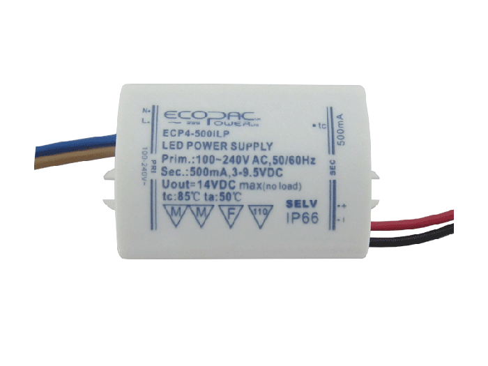 ECP4-S - Ecopac ECP4-ILP Series LED Driver 4W 350mA – 700mA – The Lamp ...