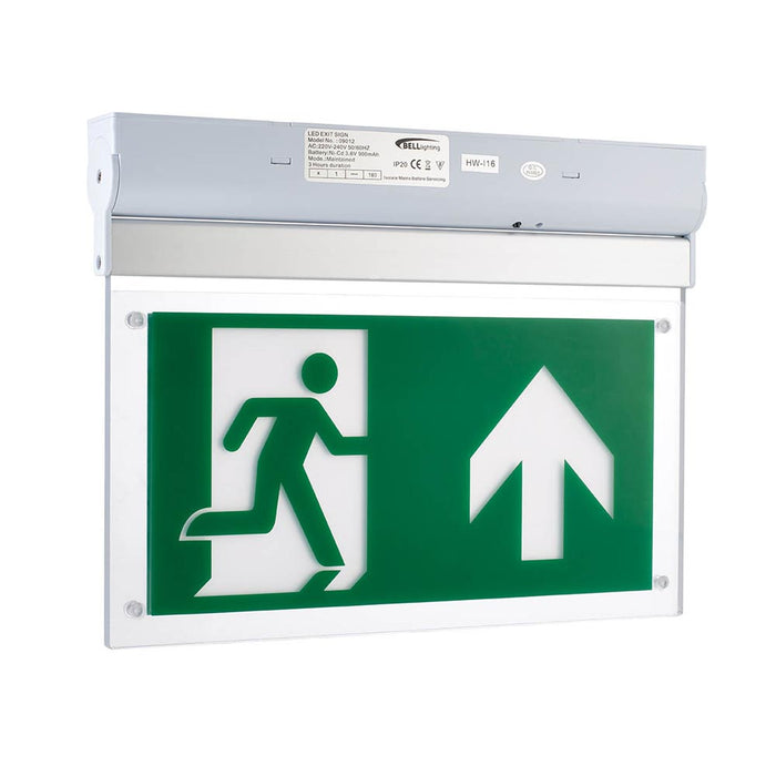 2.5W Spectrum LED Emergency Exit Blade Surface Mounted Including Up Le ...