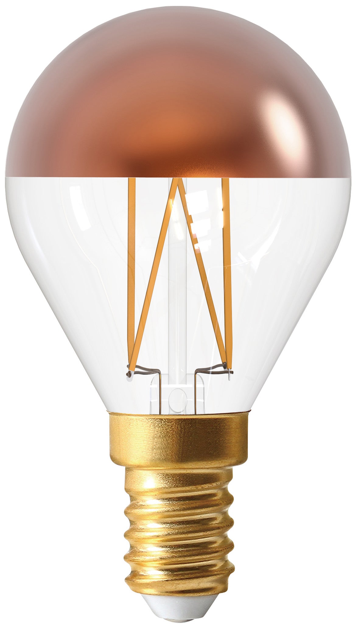 Girard Sudron 15656 - Golfball G45 Filament LED "Bronze Cap" 4W E14 27 ...