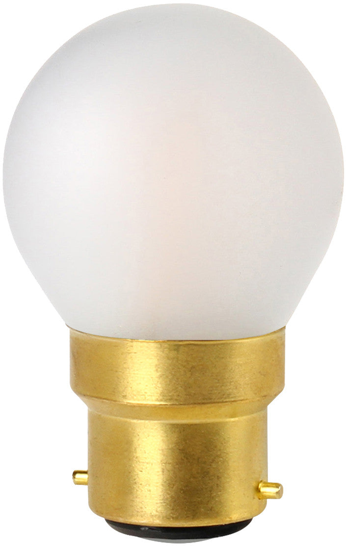 28659 - Golfball G45 Filament LED 4W B22 2700K 330Lm Dim. Mat – The ...