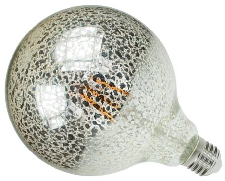 ProLite G125/LEDFIL/6WESCRACKLE - G125 6w Globe Dimmable Crackle Glaze ...