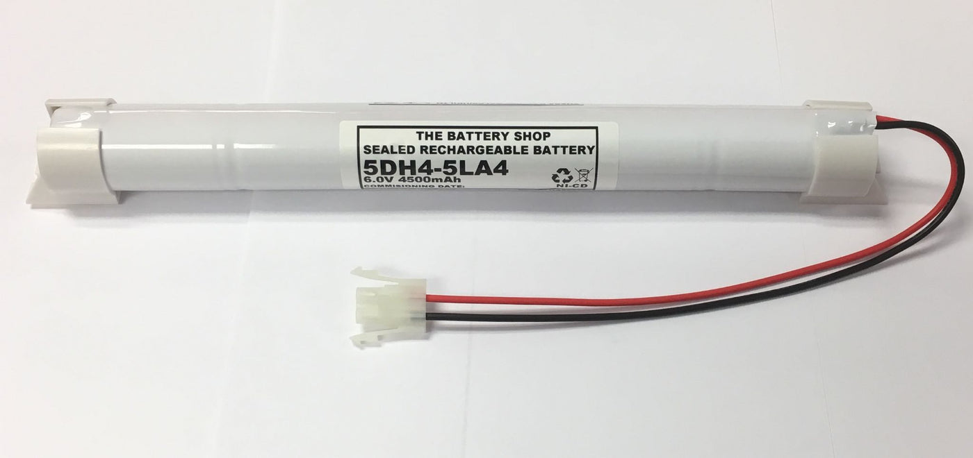 TBS 5DH4-5LA4-EC 6.0v 4.5Ah Ni-Cd Battery Pack ( 5D BATTERY 45NC70 CON ...