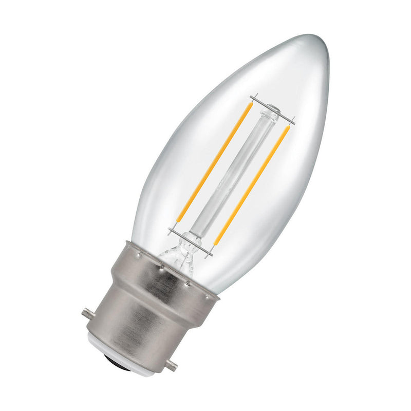 Crompton 15357 BC-B22d 2.5W Candle Warm White Light Bulb – The Lamp Company