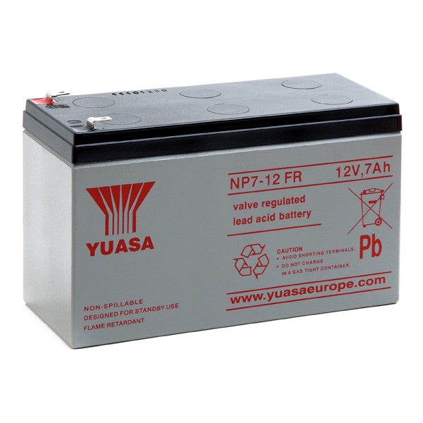 NP7-12FR Yuasa 12v 7Ah Lead Acid Battery – The Lamp Company